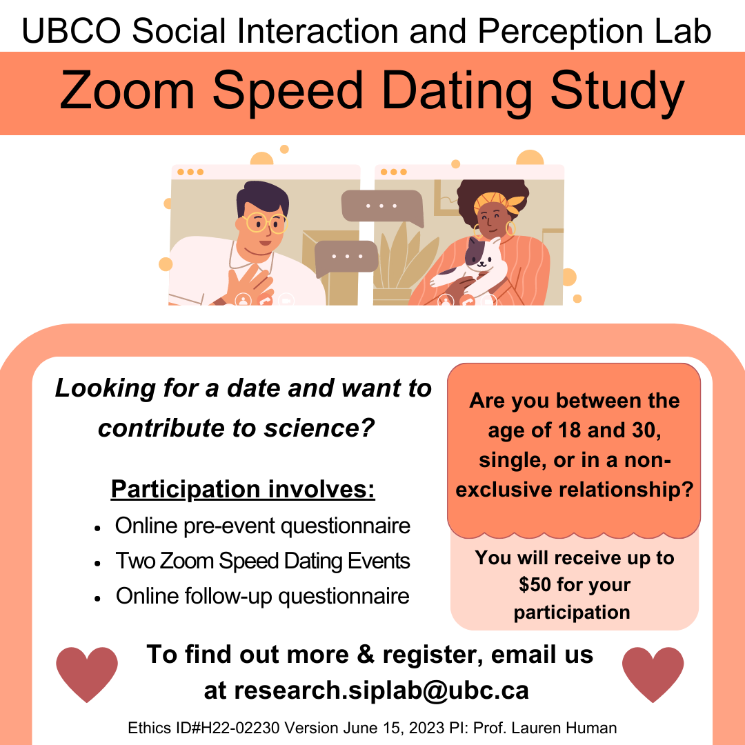 Current Research Participation Opportunities – The Social Interaction & Perception Lab